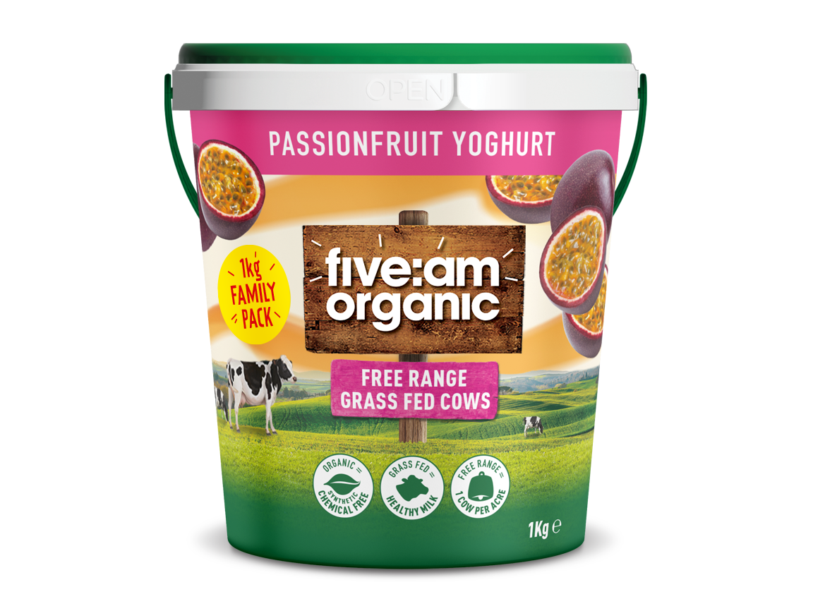 five:am Organic Yoghurt – The grass is greener on the five:am organic side